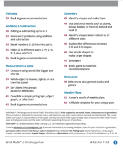 Wild Math Curriculum: Kindergarten | Wild Learning