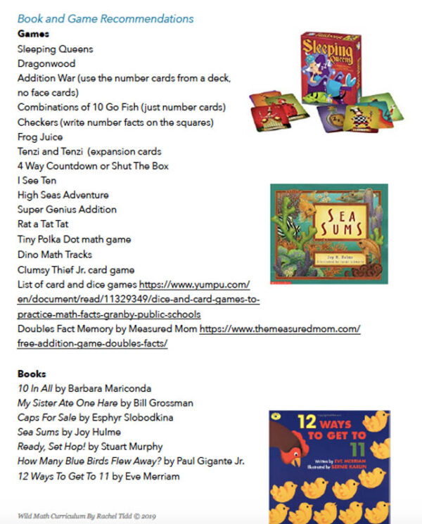 Wild Math Curriculum: First Grade – Wild Learning