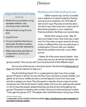 Wild Math Curriculum: Fourth Grade | Wild Learning