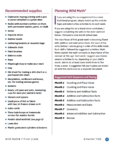 Wild Math Curriculum: First Grade | Wild Learning