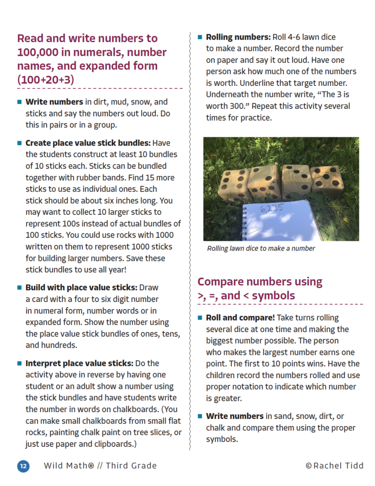 Wild Math Curriculum: Third Grade | Wild Learning