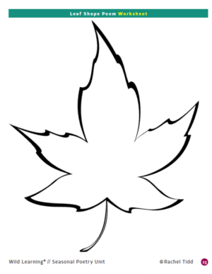 Seasonal Poetry Unit | Wild Learning