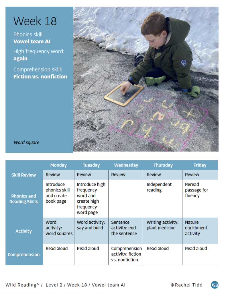 Wild Reading Level Two Curriculum | Wild Learning