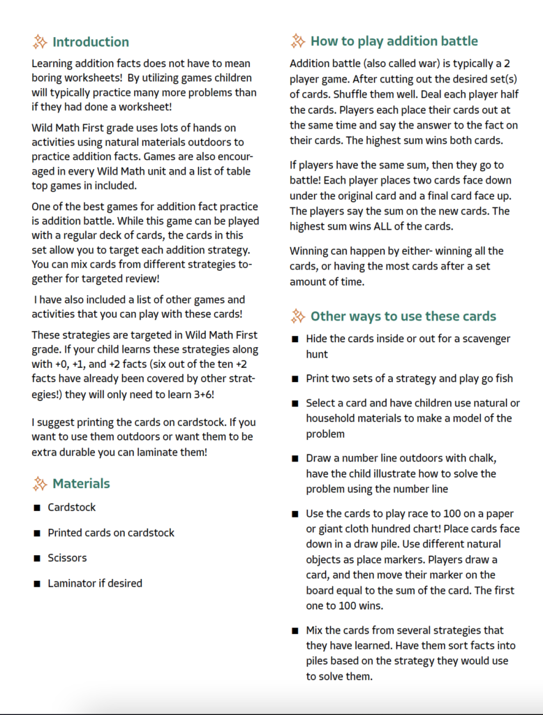 Addition Strategy Battle Game | Wild Learning