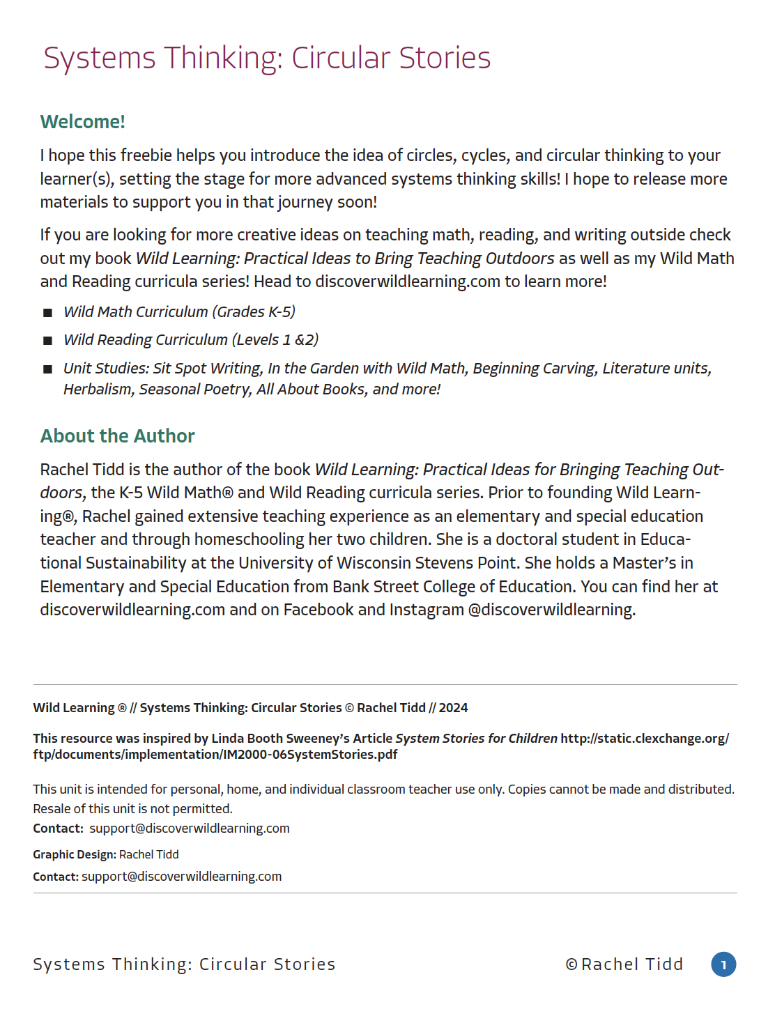 Wild Reading Curriculum Level 1 | Wild Learning